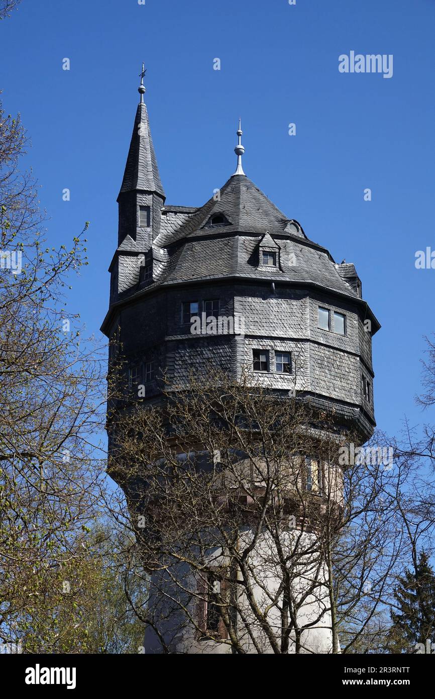 Water tower in Frankfurt-Eschersheim Stock Photo - Alamy