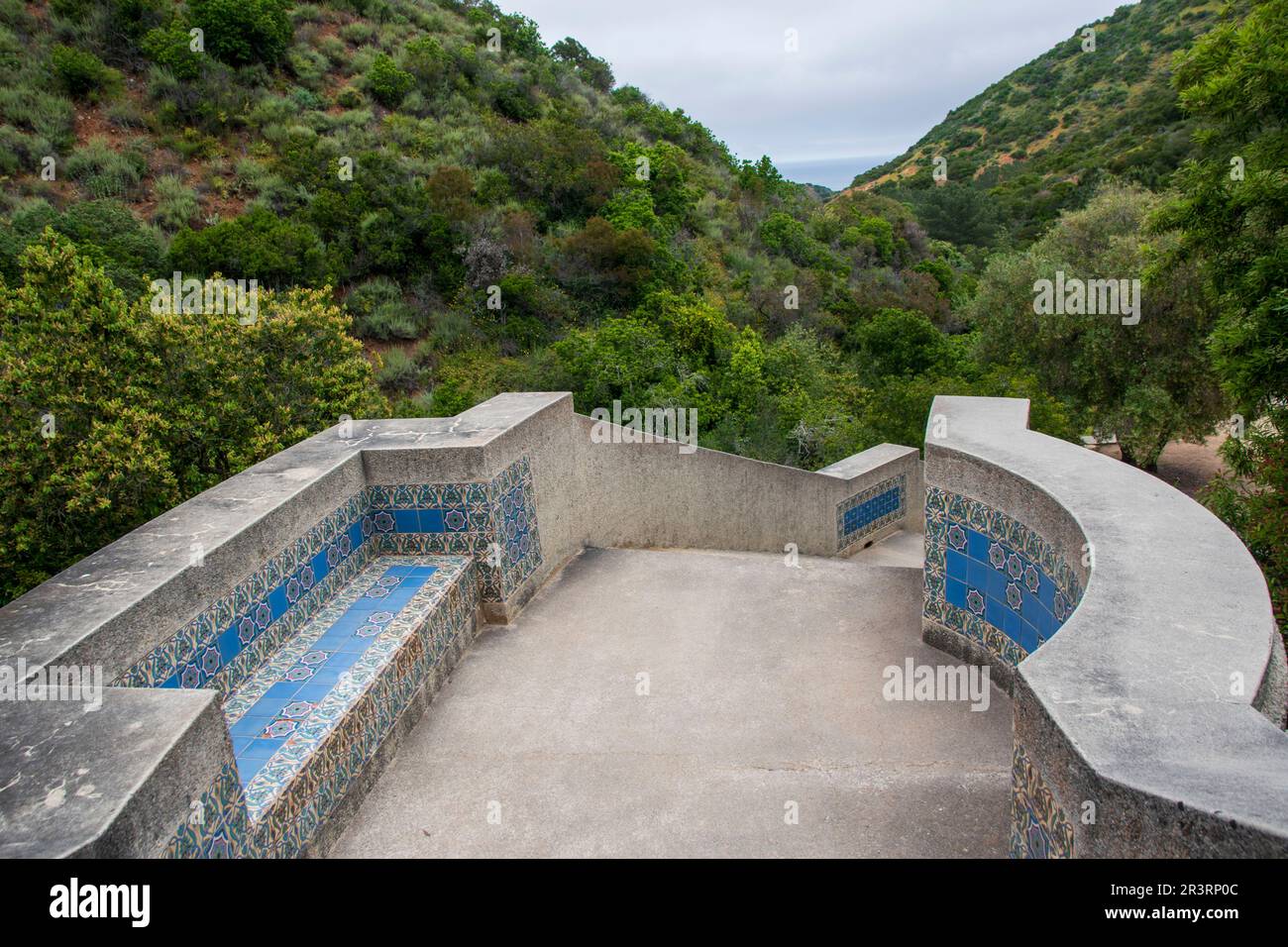 The Wrigley Memorial stands on one end of the Botanical Garden on ...