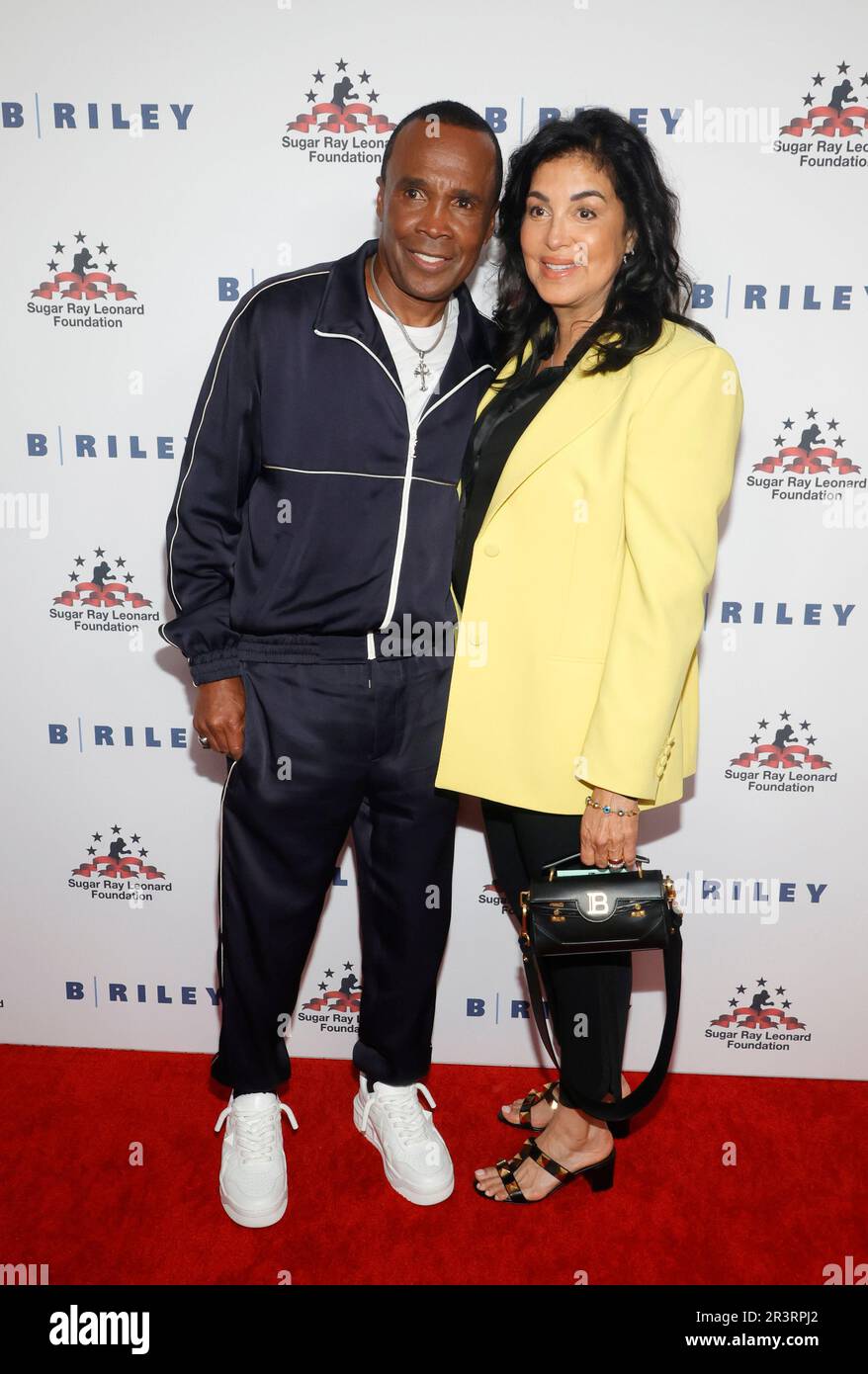 Beverly Hills, Ca. 24th May, 2023. Sugar Ray Leonard and Bernadette ...