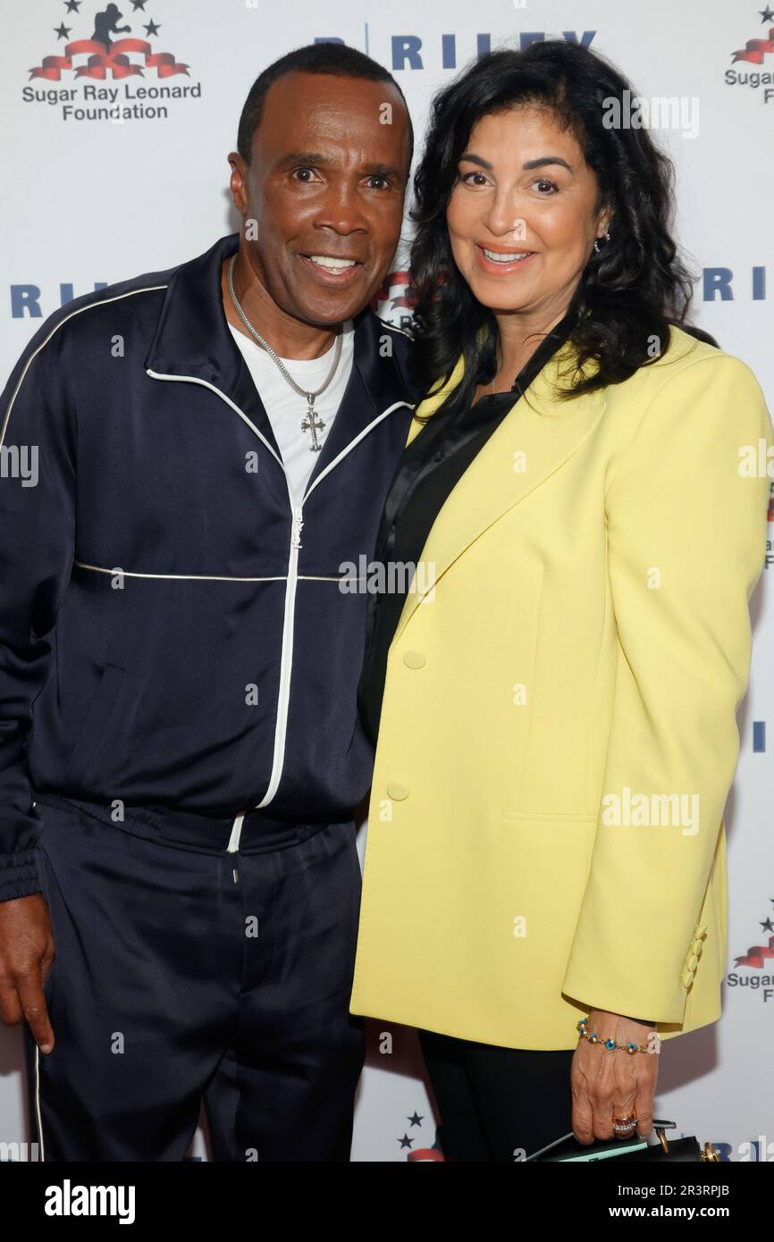 Beverly Hills, Ca. 24th May, 2023. Sugar Ray Leonard and Bernadette ...