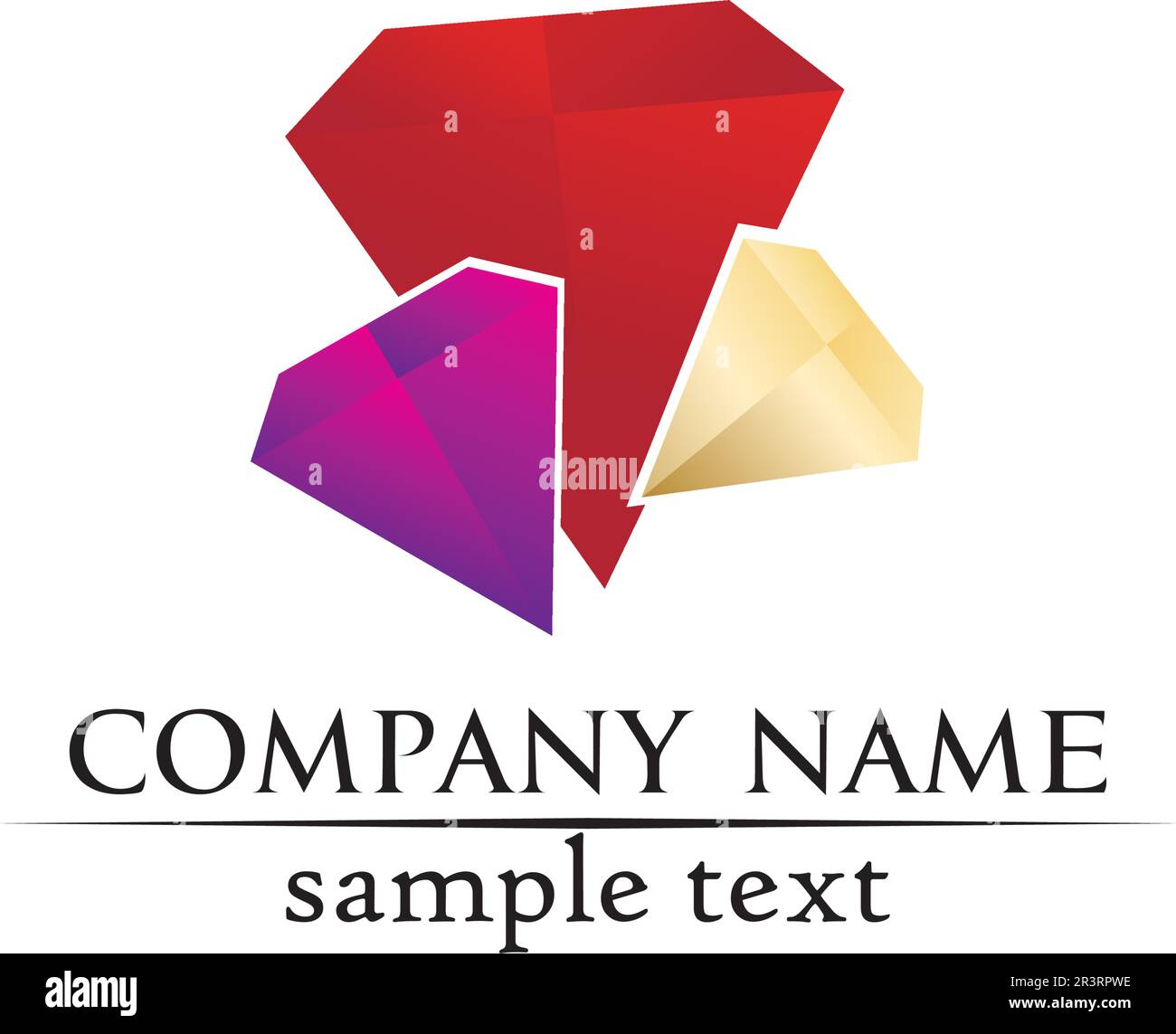 Diamond and Jewel design vector Logo Template symbol Stock Vector Image ...