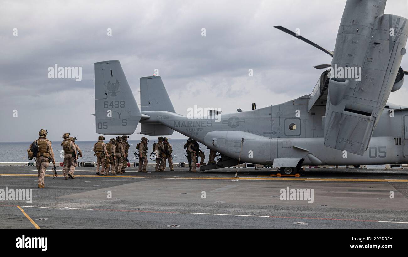 U.S. Marines with the 26th Marine Expeditionary Unit’s (MEU) Maritime ...