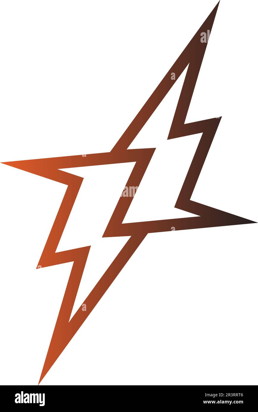 electric Vector lightning icon logo and symbols Stock Vector Image ...