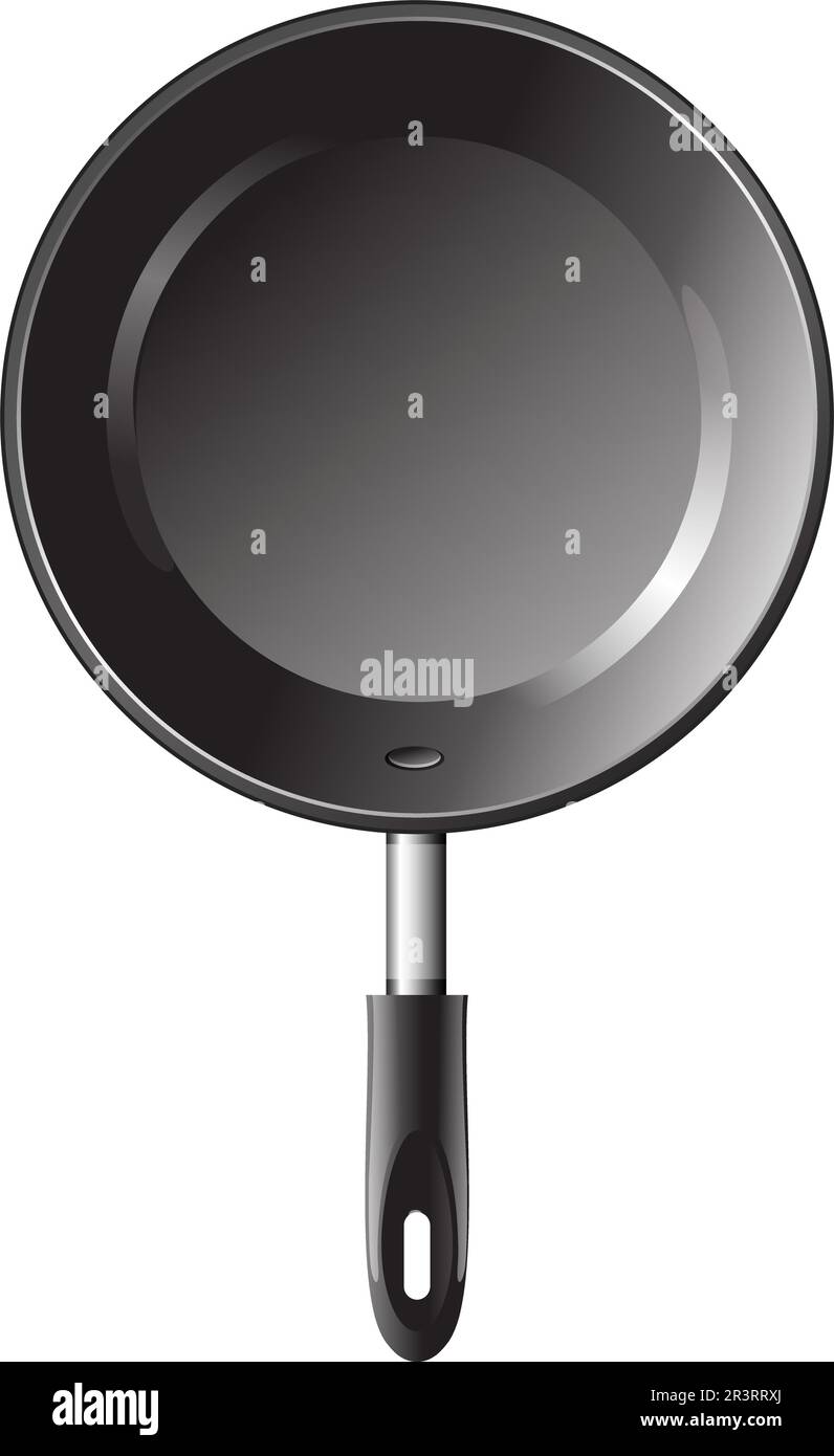 Empty pan cartoon realistic illustration Stock Vector Image & Art - Alamy