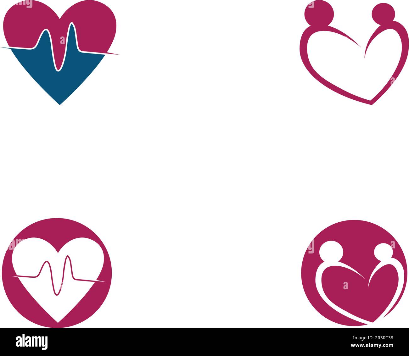 Hospital logo and symbols template icons app Stock Vector Image & Art ...