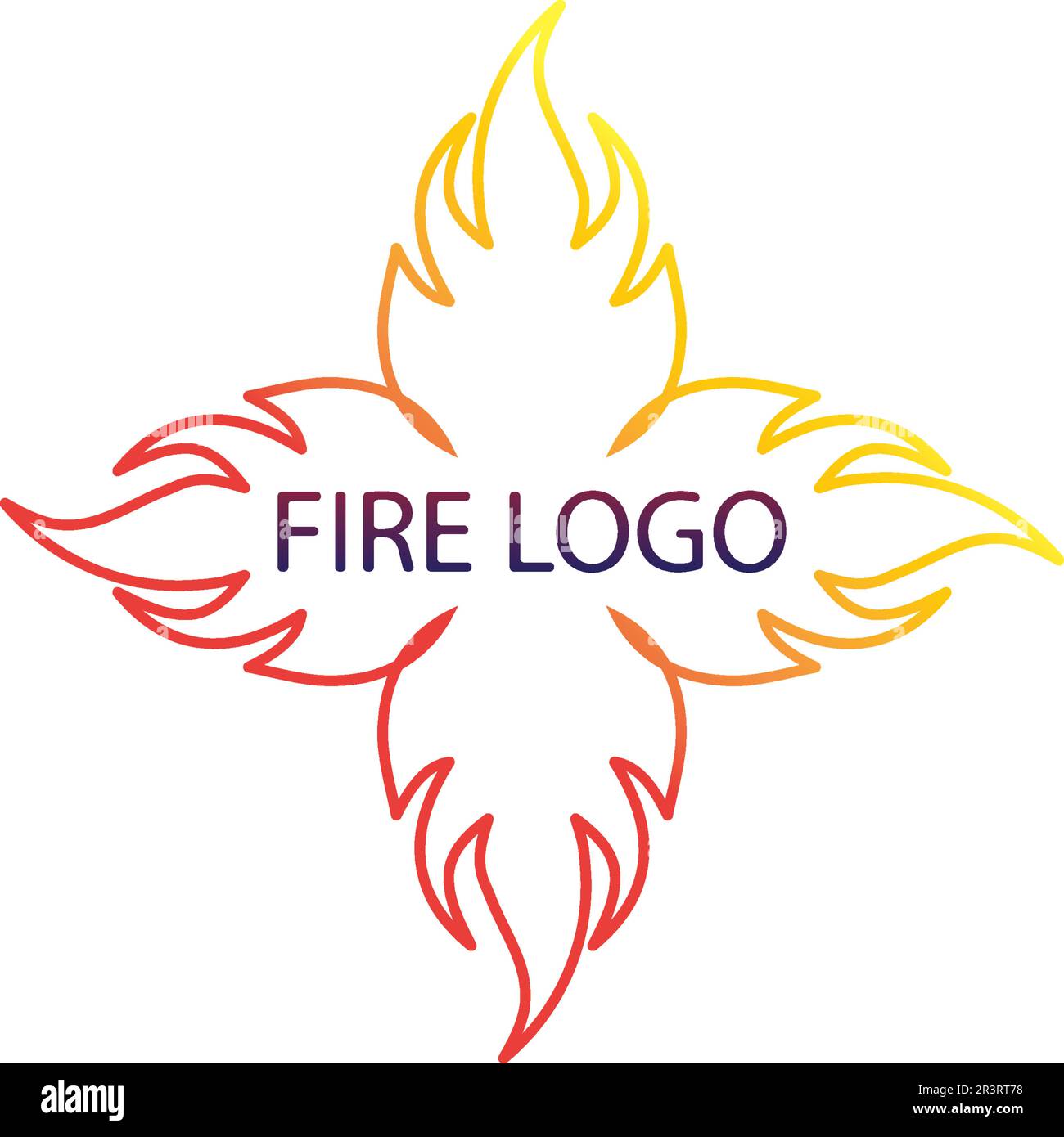 Fire flame nature logo and symbols icons template Stock Vector Image ...