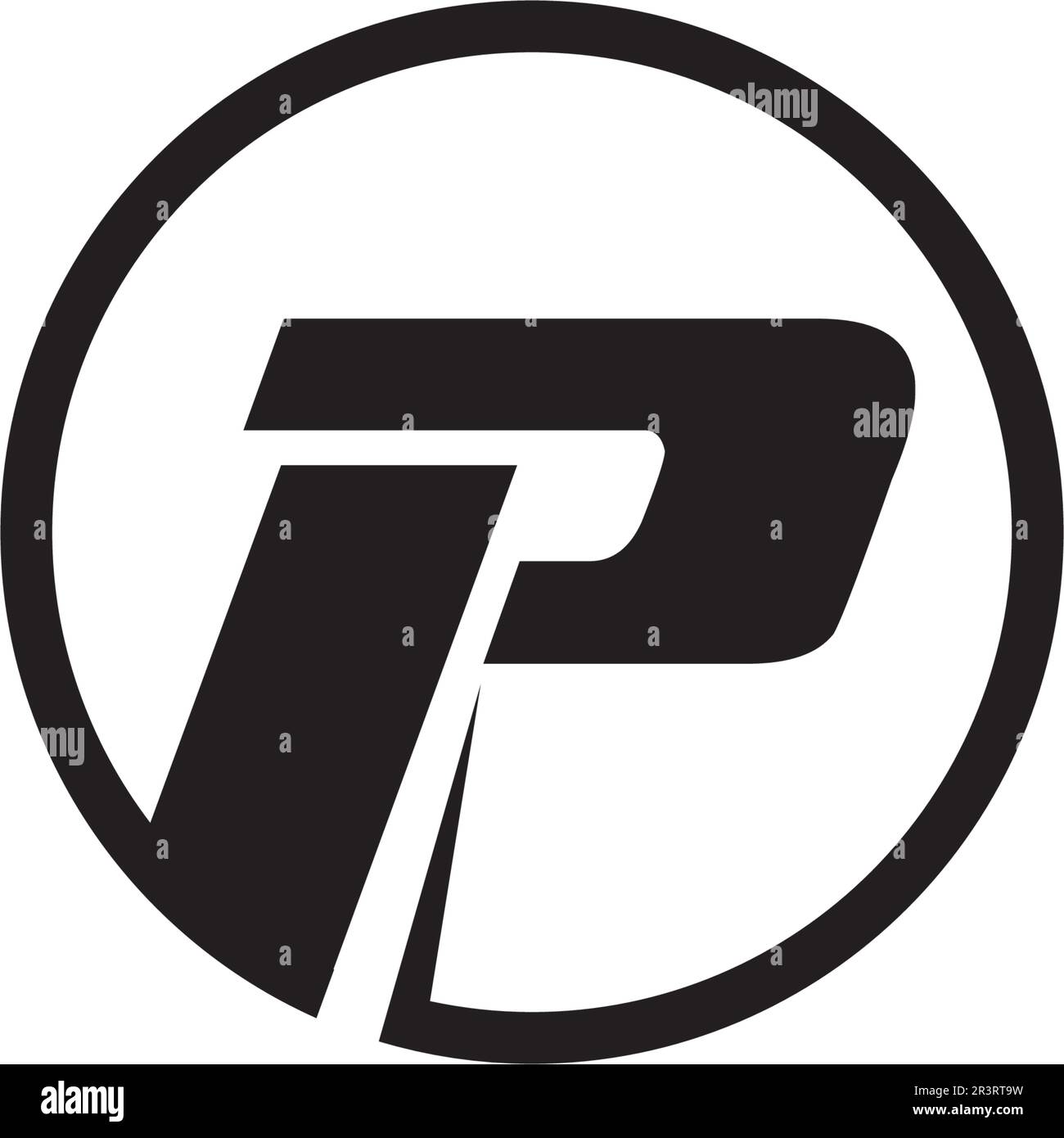 Business corporate letter P logo design vector Stock Vector Image & Art ...