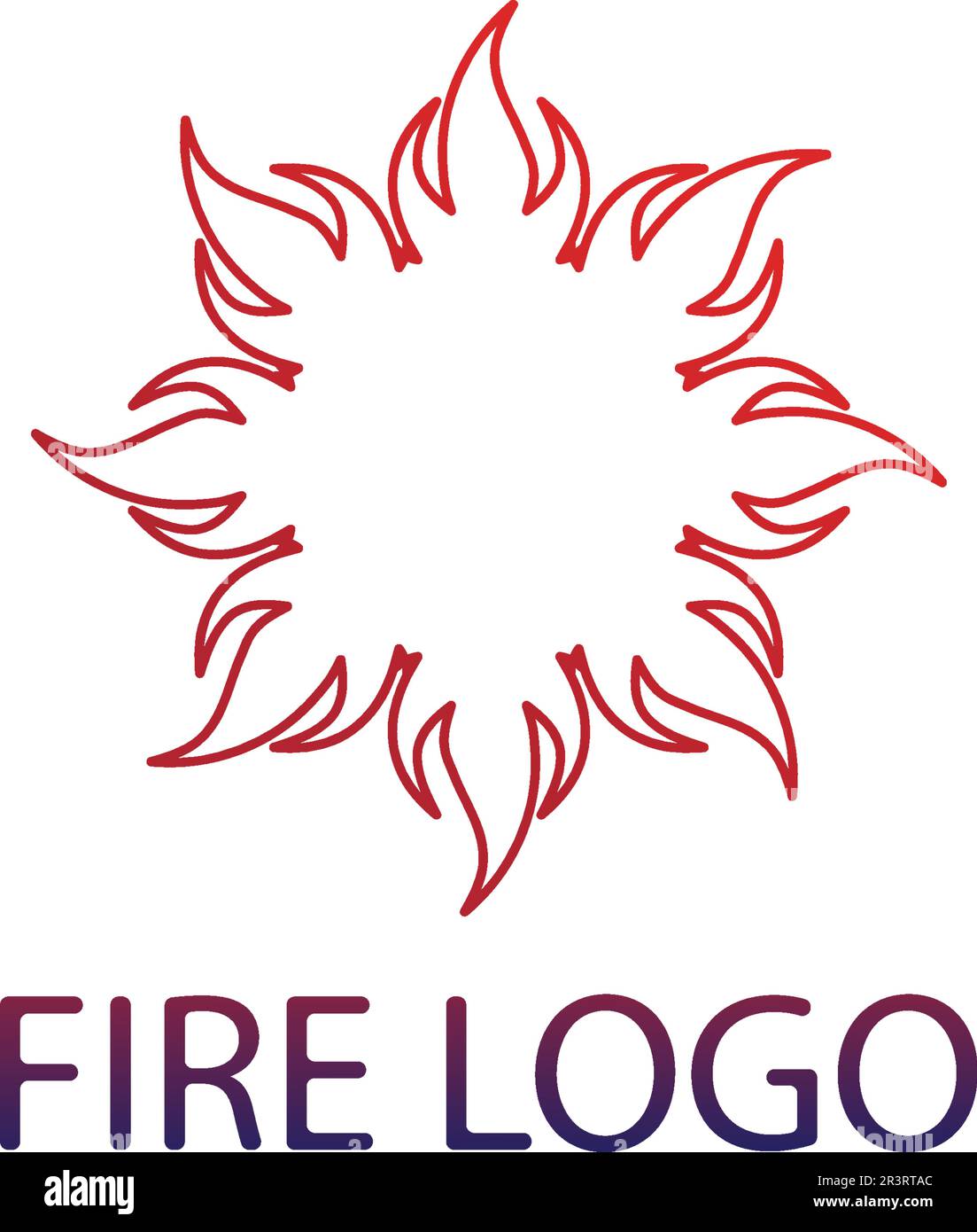 Fire flame nature logo and symbols icons template Stock Vector Image ...
