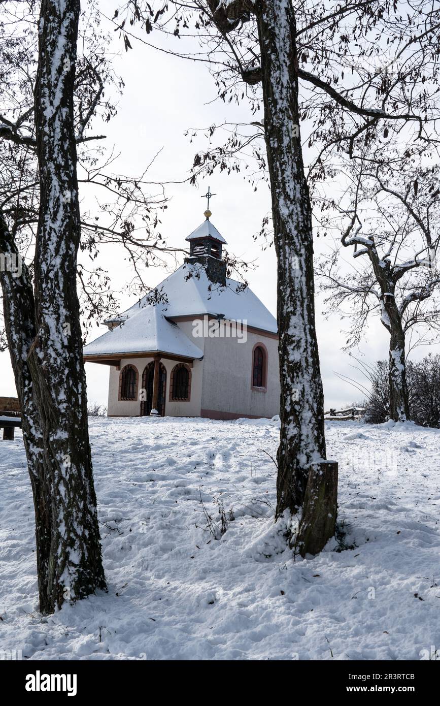 Chapel Kleine Kalmit on the Southern Wine Route Stock Photo - Alamy