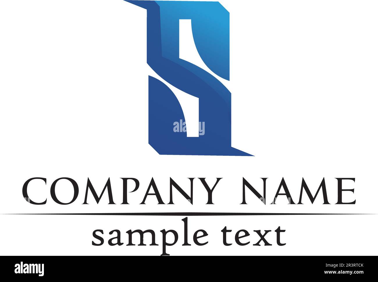 Business corporate letter S logo design vector Stock Vector Image & Art ...