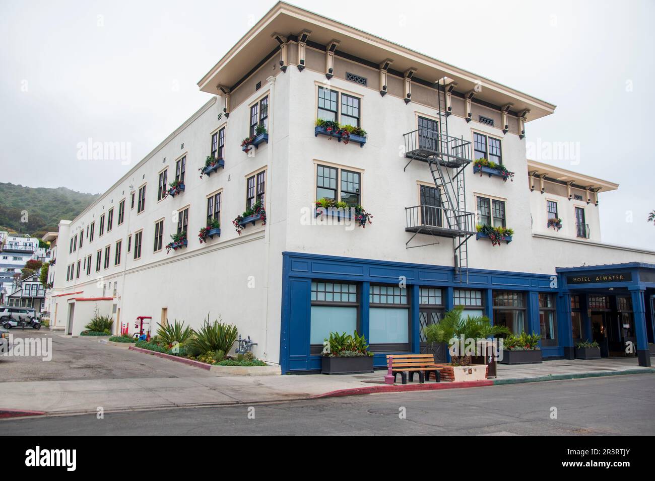 The city of Avalon is the main population center on Catalina Island, CA ...