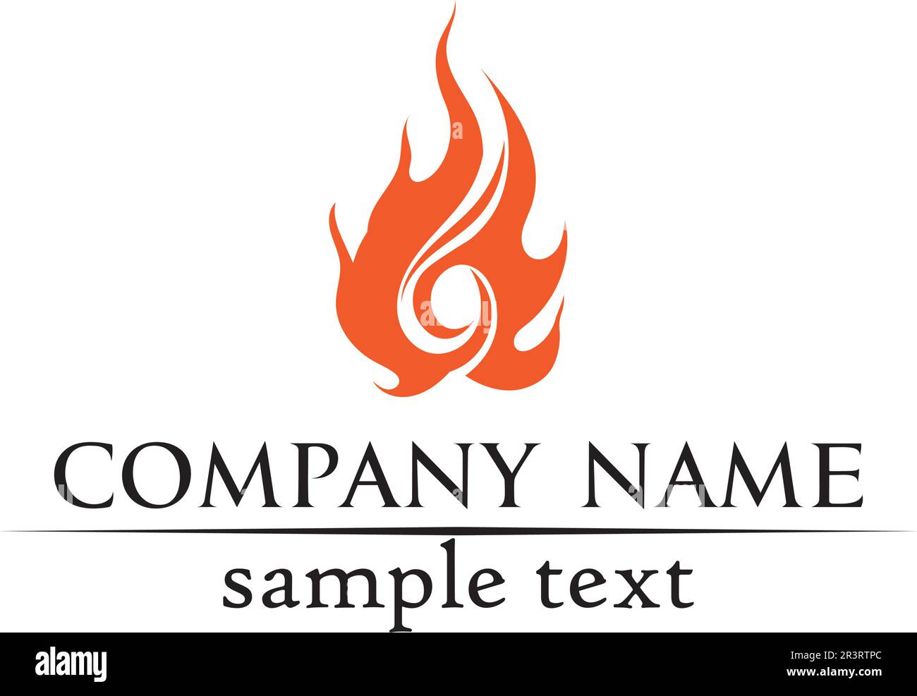 Fire flame nature logo and symbols icons template Stock Vector Image ...