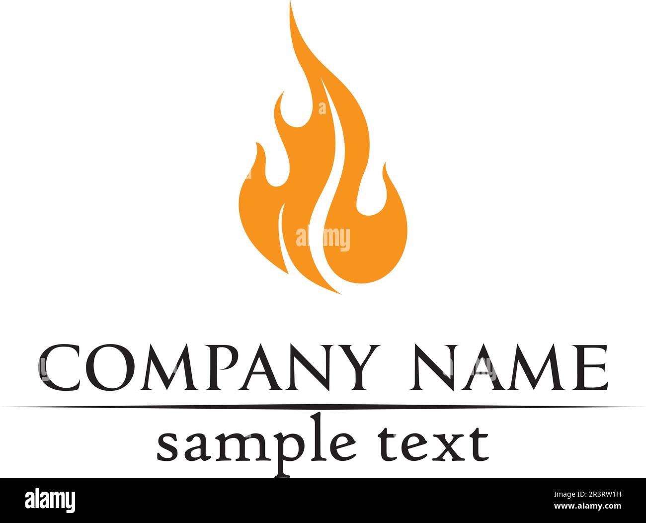 Fire flame nature logo and symbols icons template Stock Vector Image ...