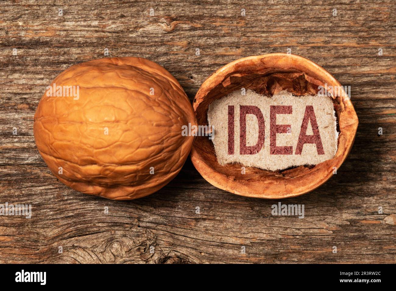 Crumpled piece paper word hi-res stock photography and images - Alamy