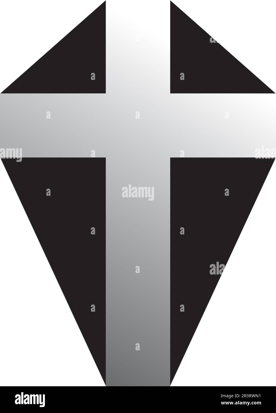 Cross and christ logo and vector Stock Vector Image & Art - Alamy