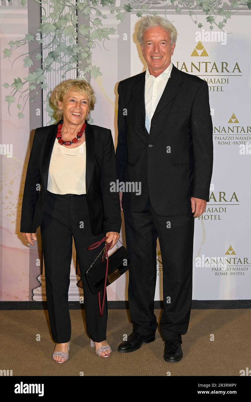 Rome, Italy. 24th May, 2023. Cinzia Th Torrini (l) and Ralph Palka (r ...