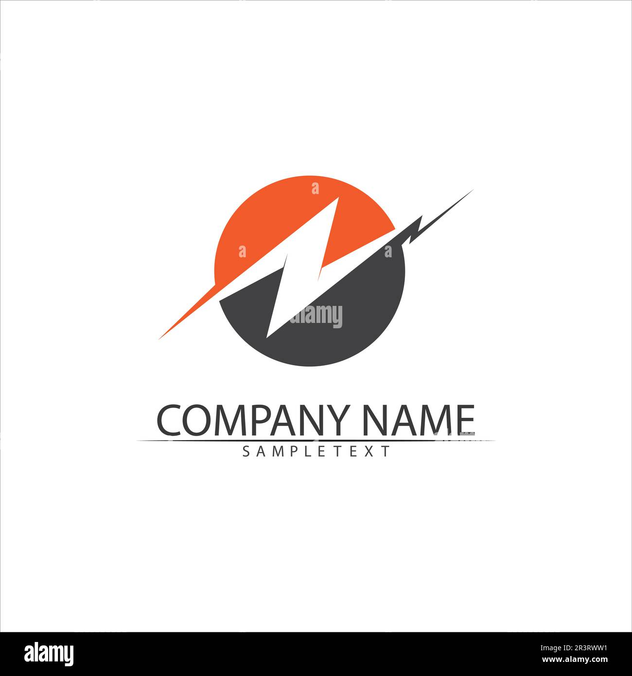 Lightning flash font hi-res stock photography and images - Alamy