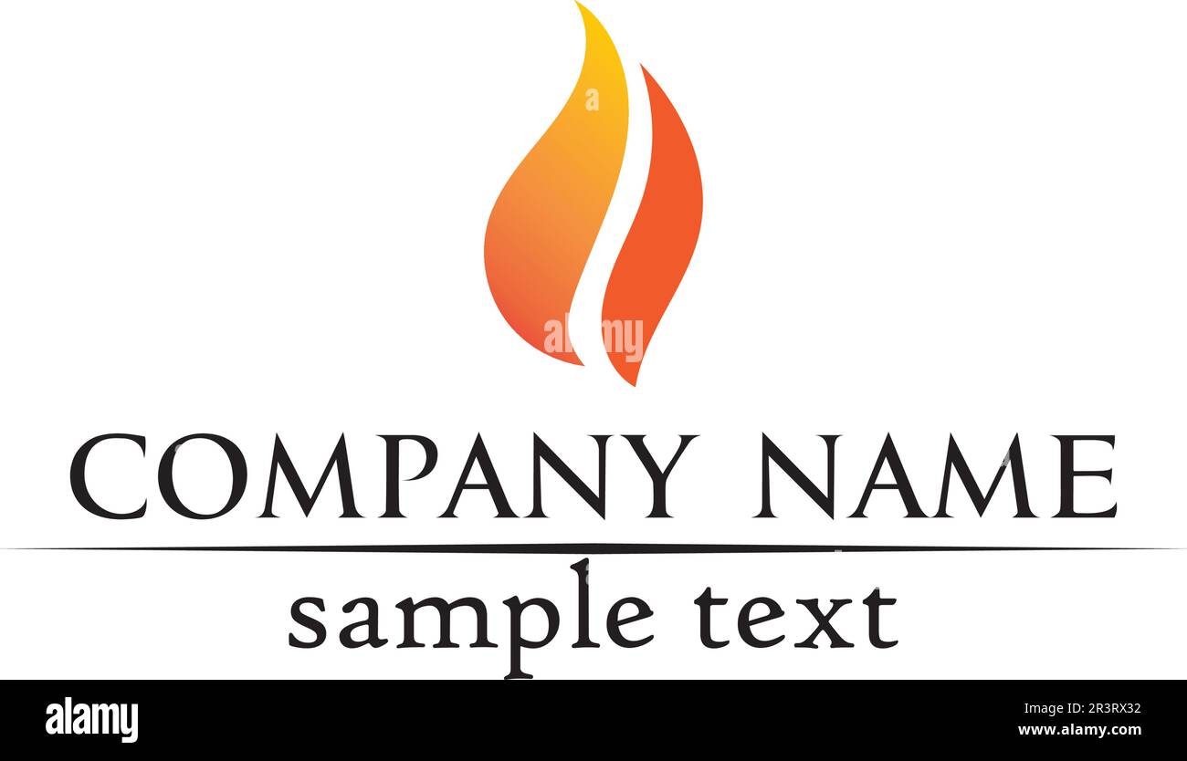 Fire flame nature logo and symbols icons template Stock Vector Image ...