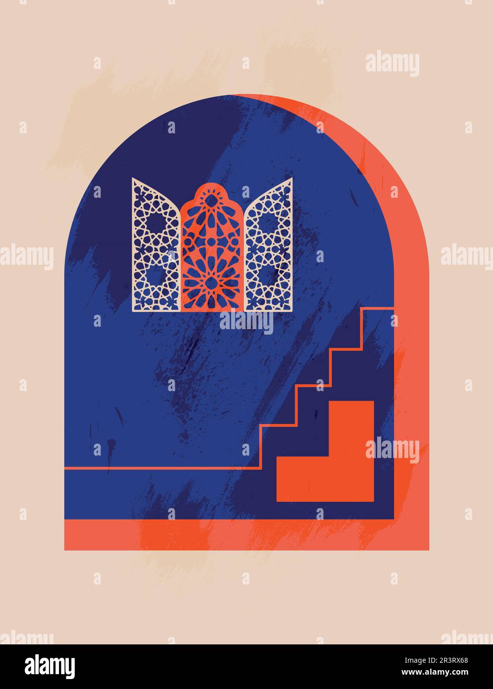 Moroccan doors and windows Stock Vector Images - Alamy