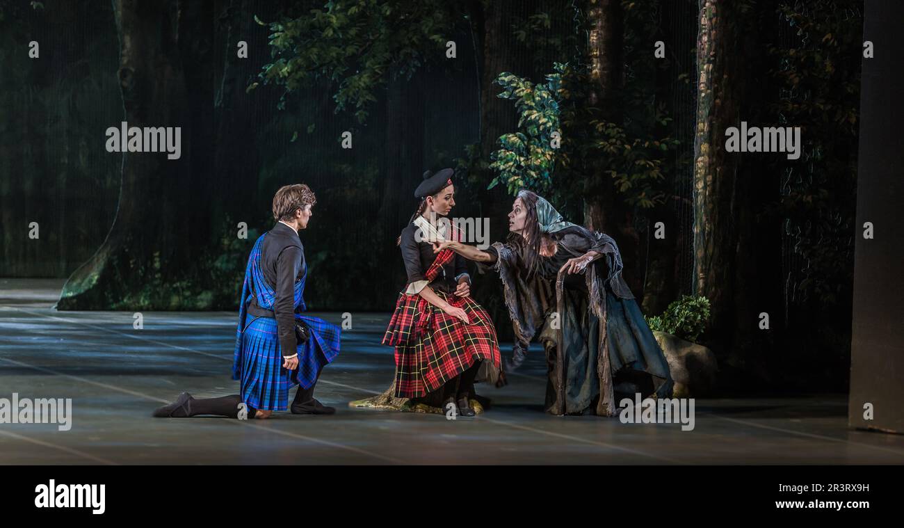 The ballet La Sylphide Stock Photo - Alamy