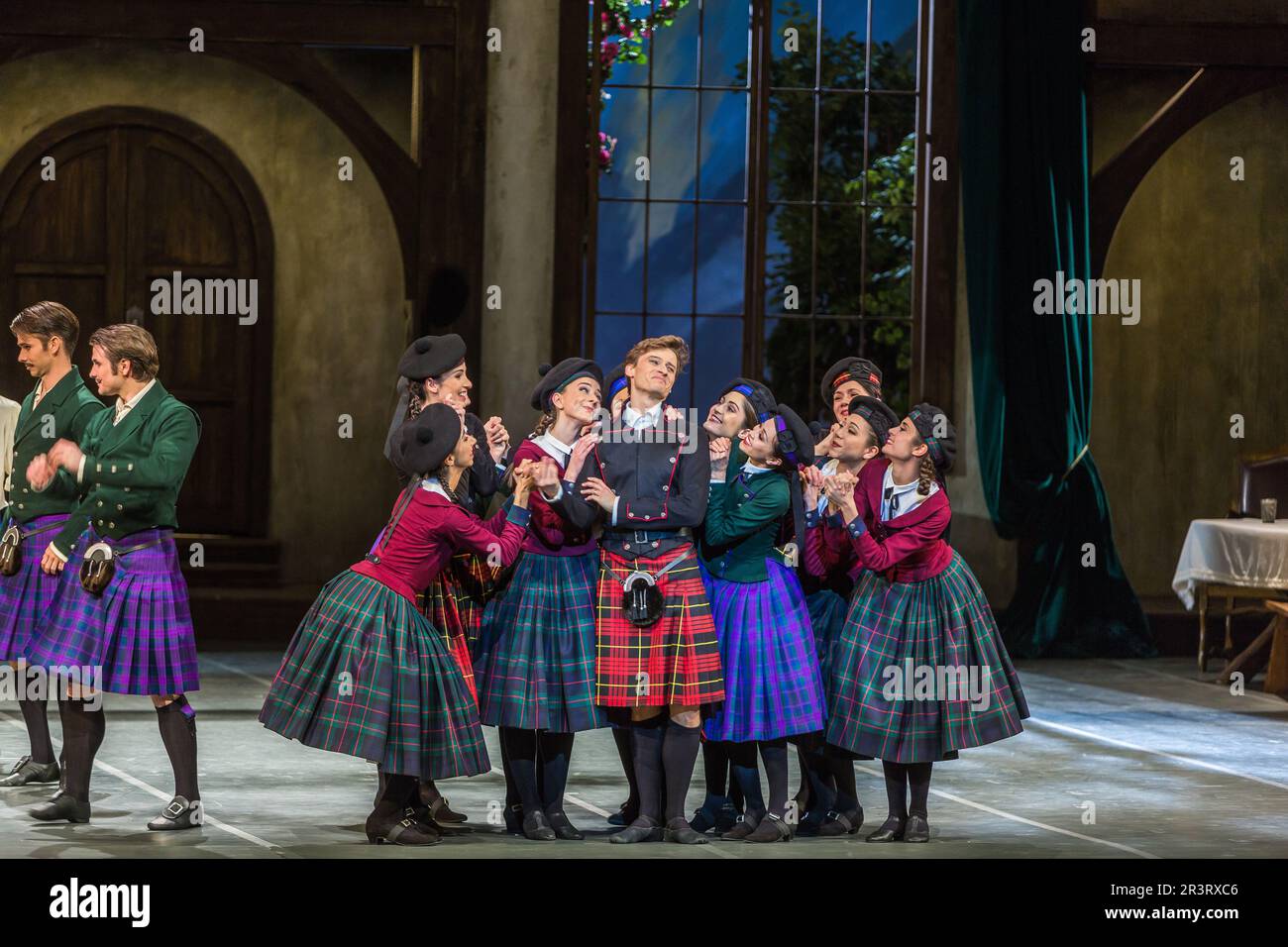 The ballet La Sylphide Stock Photo - Alamy