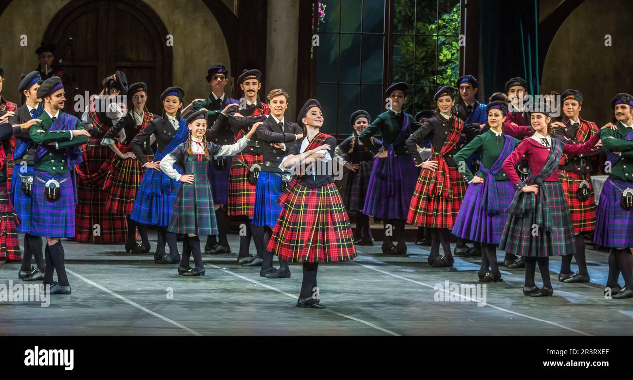 Ballett la sylphide hi-res stock photography and images - Alamy