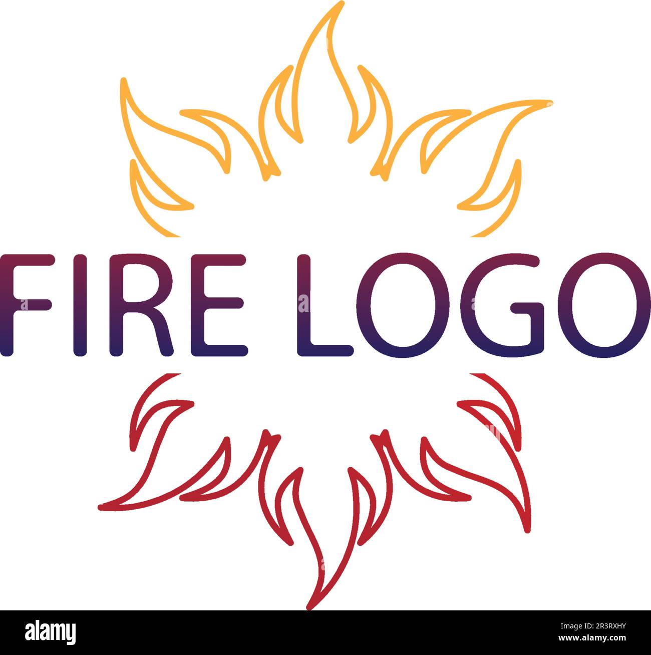 Fire flame nature logo and symbols icons template Stock Vector Image ...