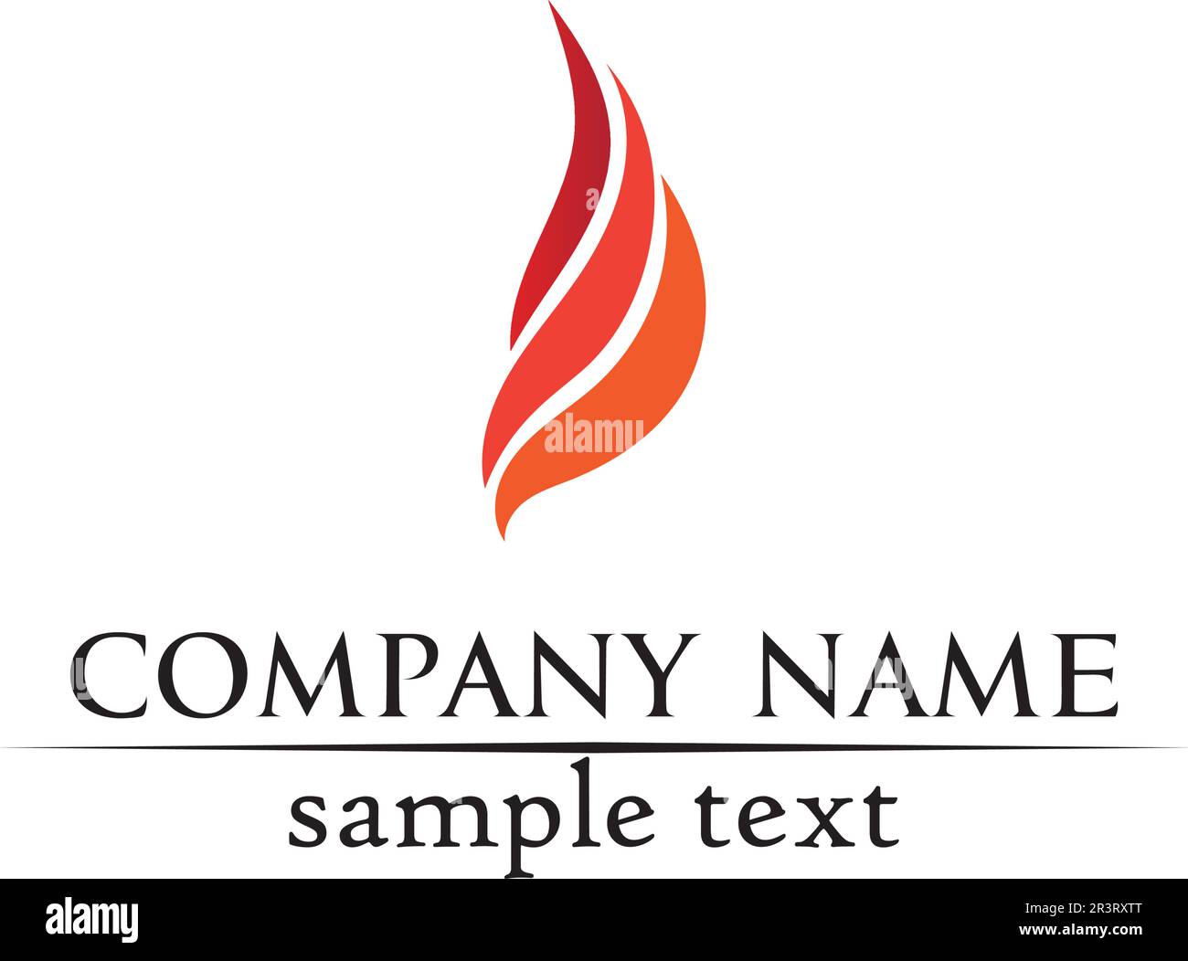 Fire flame nature logo and symbols icons template Stock Vector Image ...