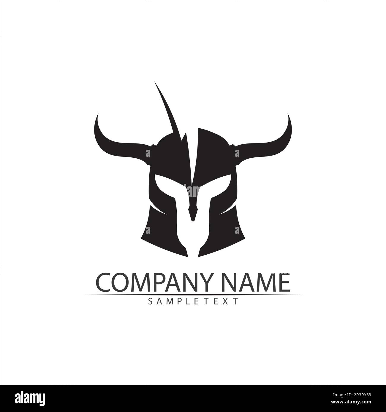 spartan logo and vector design helmet and head Stock Vector Image & Art ...