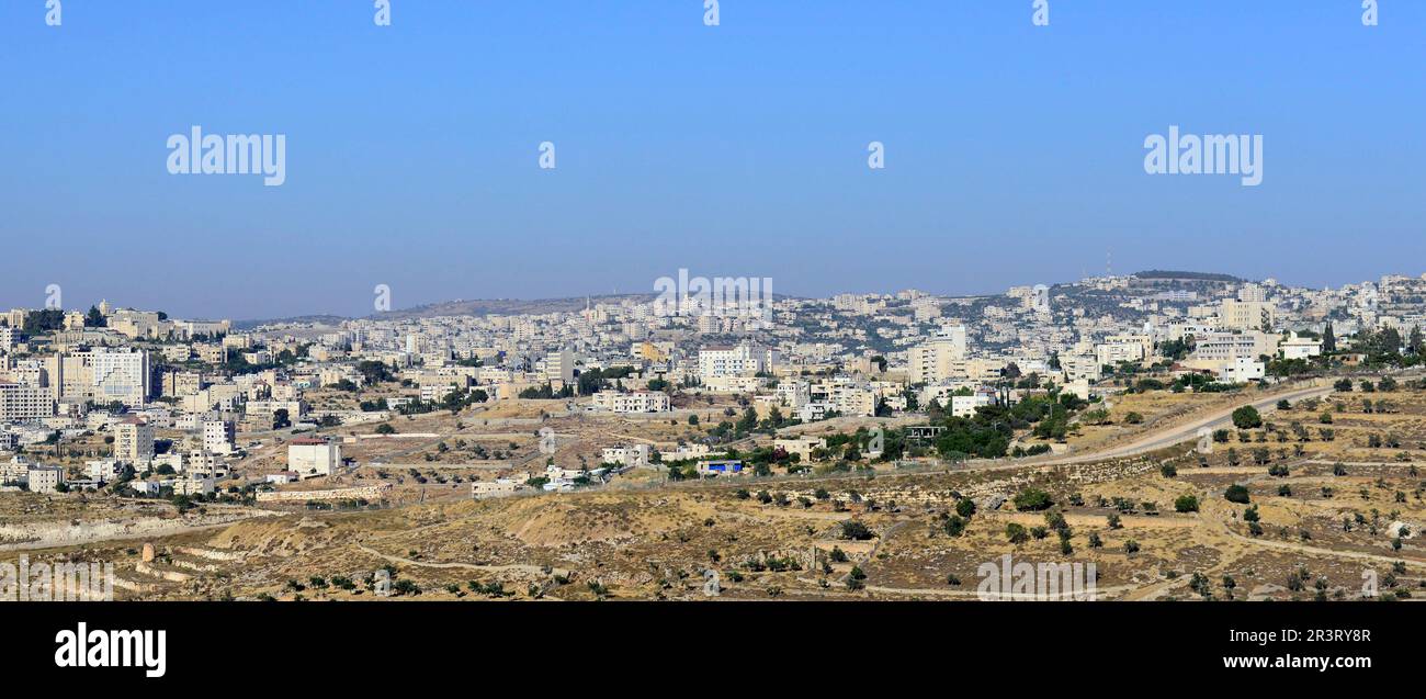 A view of Bayt Jala and Bethlehem in Palestine Stock Photo - Alamy