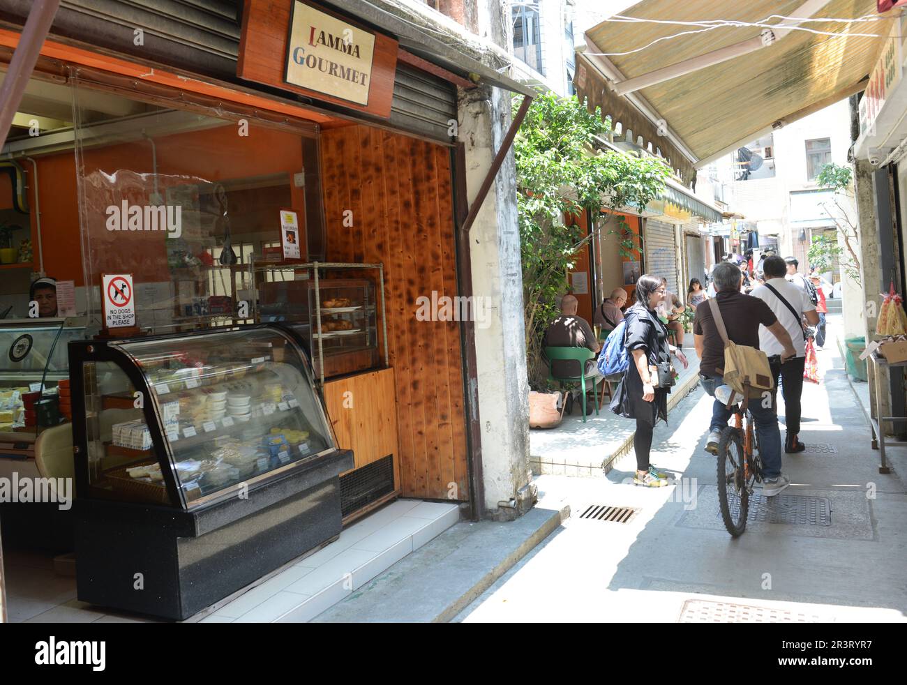 Lamma Gourmet shop in Yung Shue Wan, Lamma Island, Hong Kong Stock ...