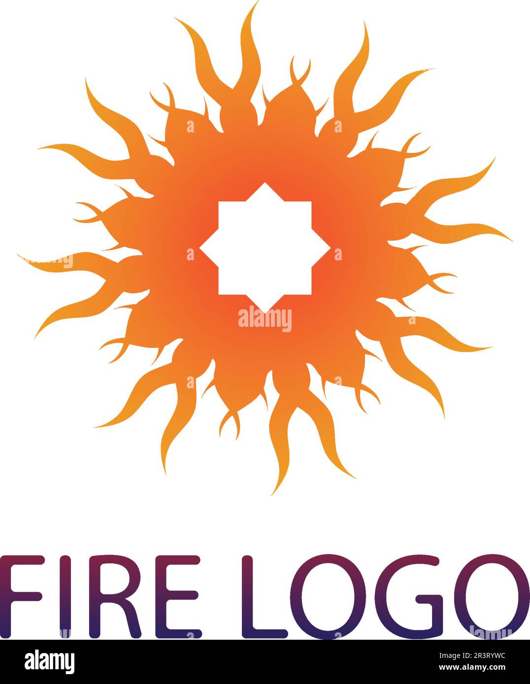 Fire flame nature logo and symbols icons template Stock Vector Image ...