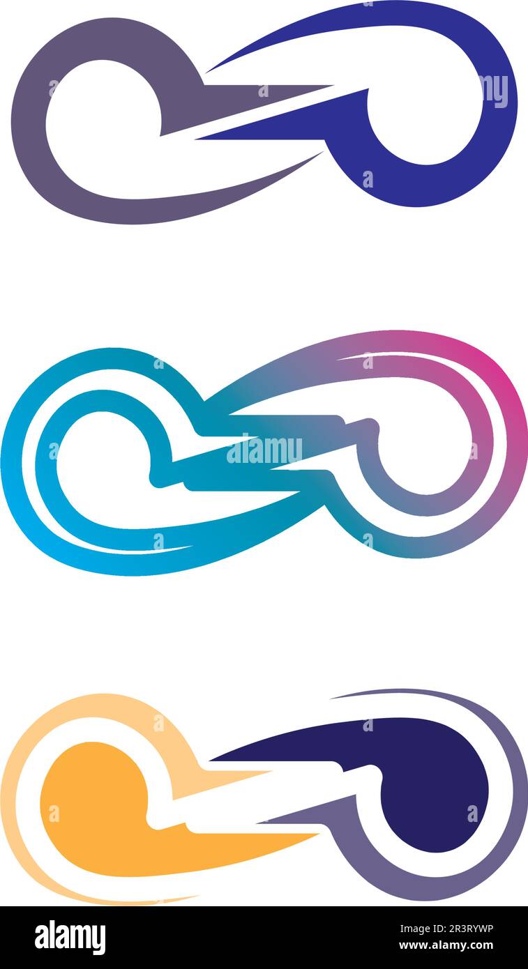 infinity logo and symbol template icons app design Stock Vector Image ...