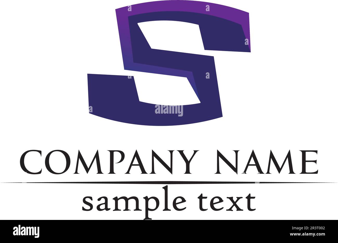 Business corporate letter S logo design vector Stock Vector Image & Art ...