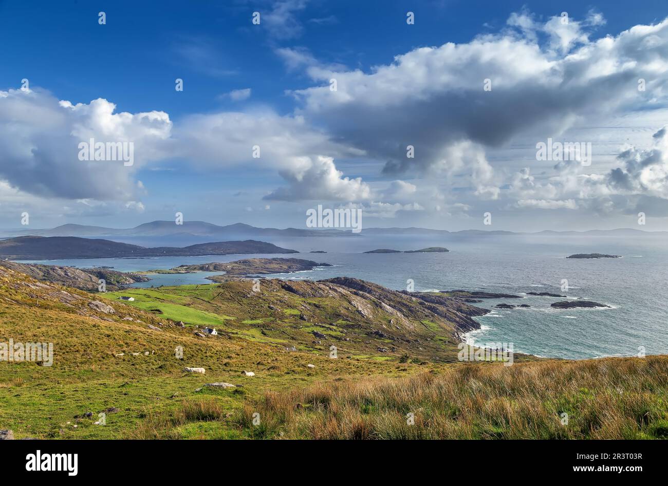 Landscape from Ring of Kerry, Ireland Stock Photo - Alamy