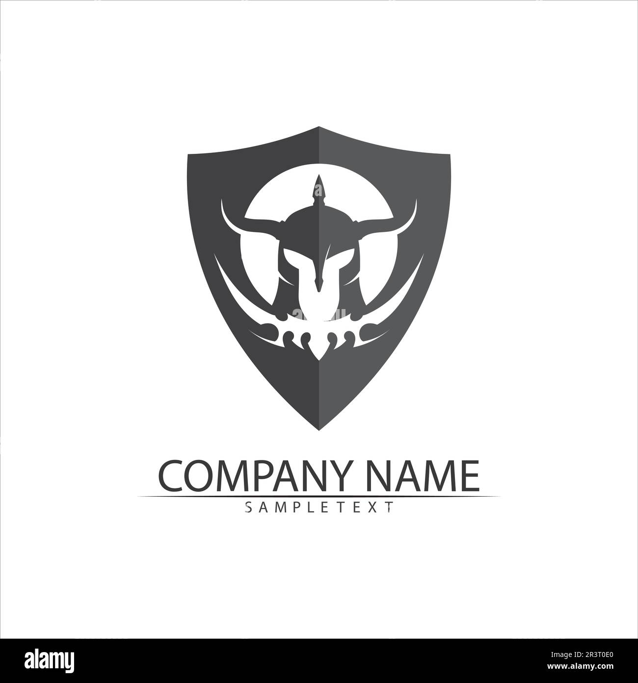 spartan logo and vector design helmet and head Stock Vector Image & Art ...