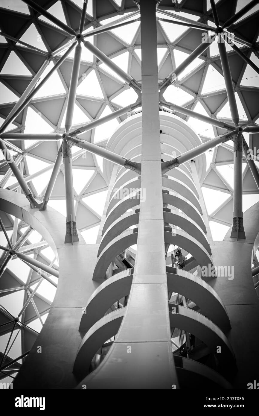 The steel structure stands tall Stock Photo - Alamy