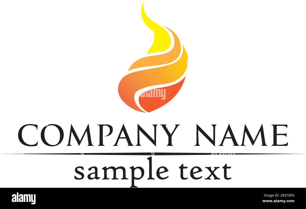 Fire flame nature logo and symbols icons template Stock Vector Image ...