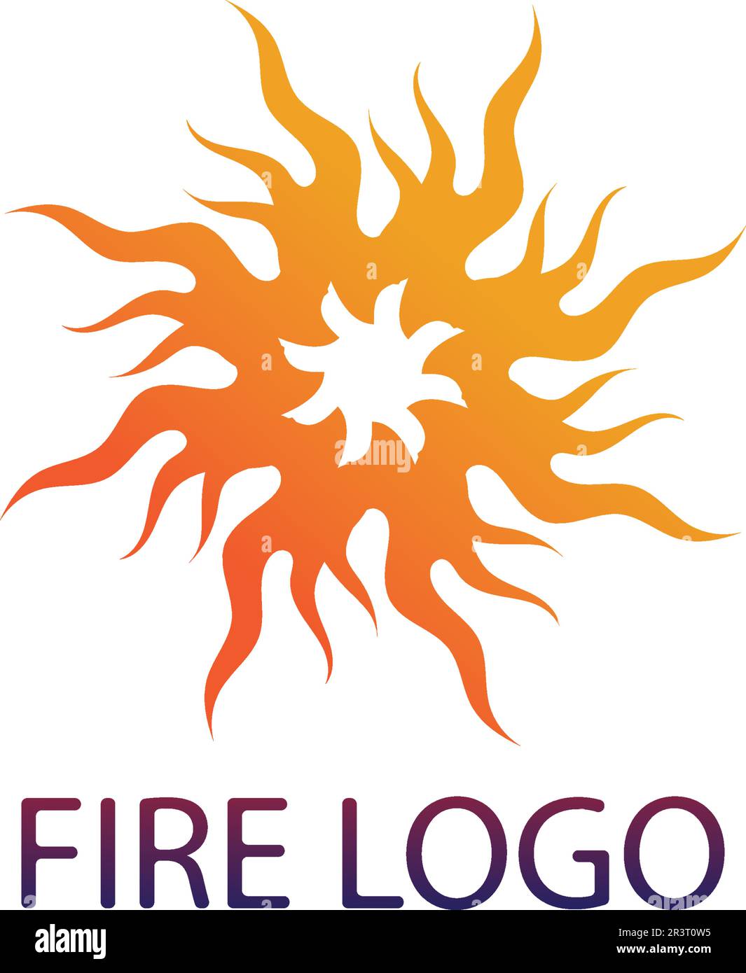 Fire flame nature logo and symbols icons template Stock Vector Image ...