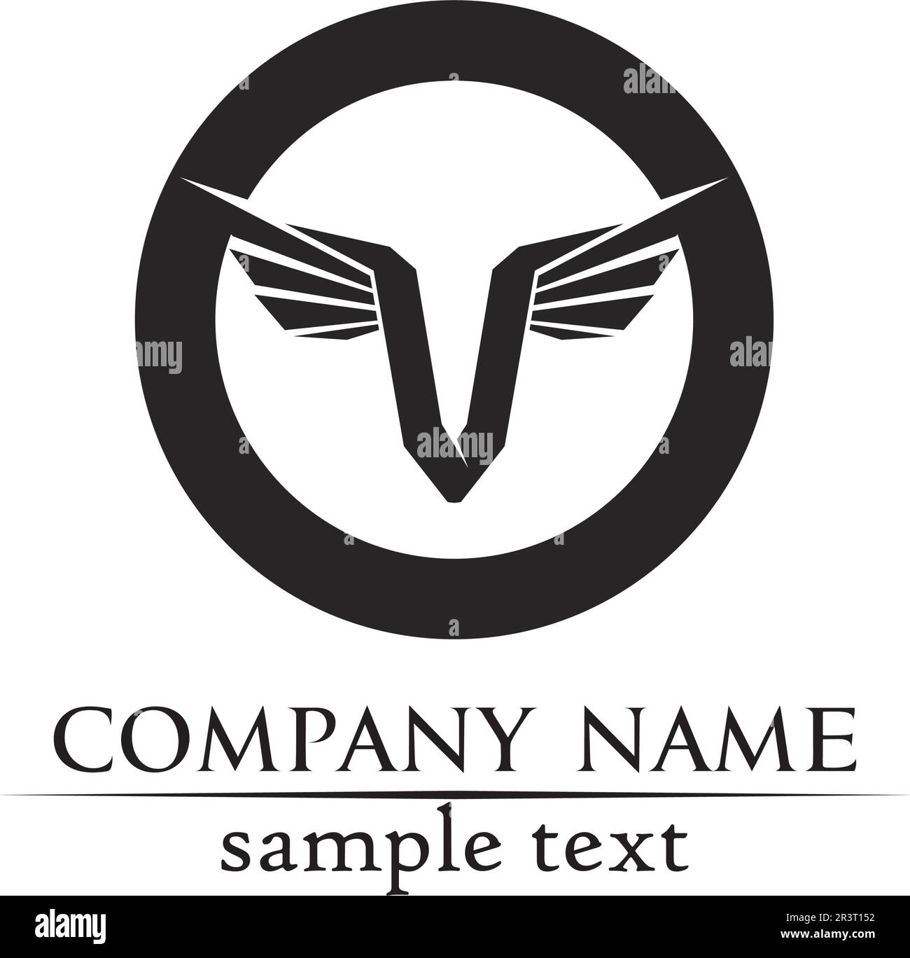 Falcon Wings Logo Template Vector Icon Logo Design Stock Vector Image And Art Alamy