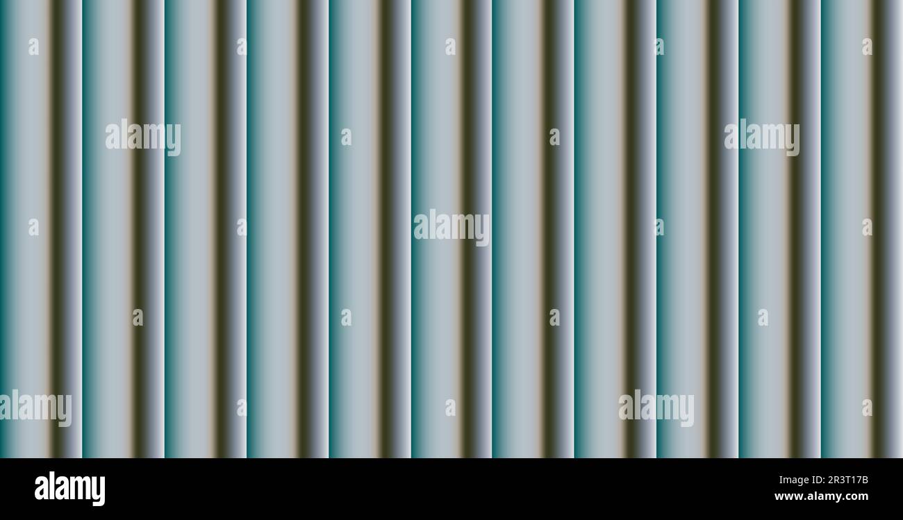 Sheet metal wave, metal tile, abstract background. EPS10 vector Stock ...