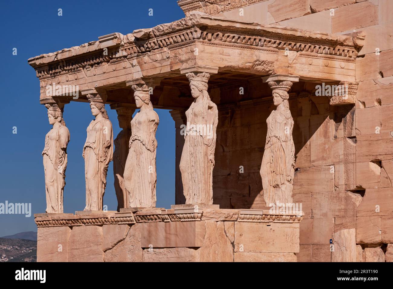 The Caryatid porch of the Erechtheion in Athens, Greece Stock Photo - Alamy