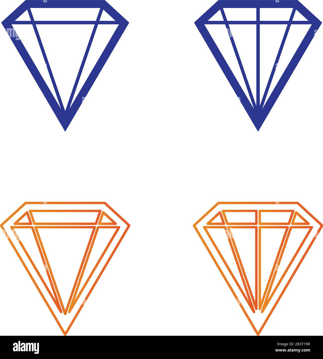 Diamond and Jewel design vector Logo Template symbol Stock Vector Image ...