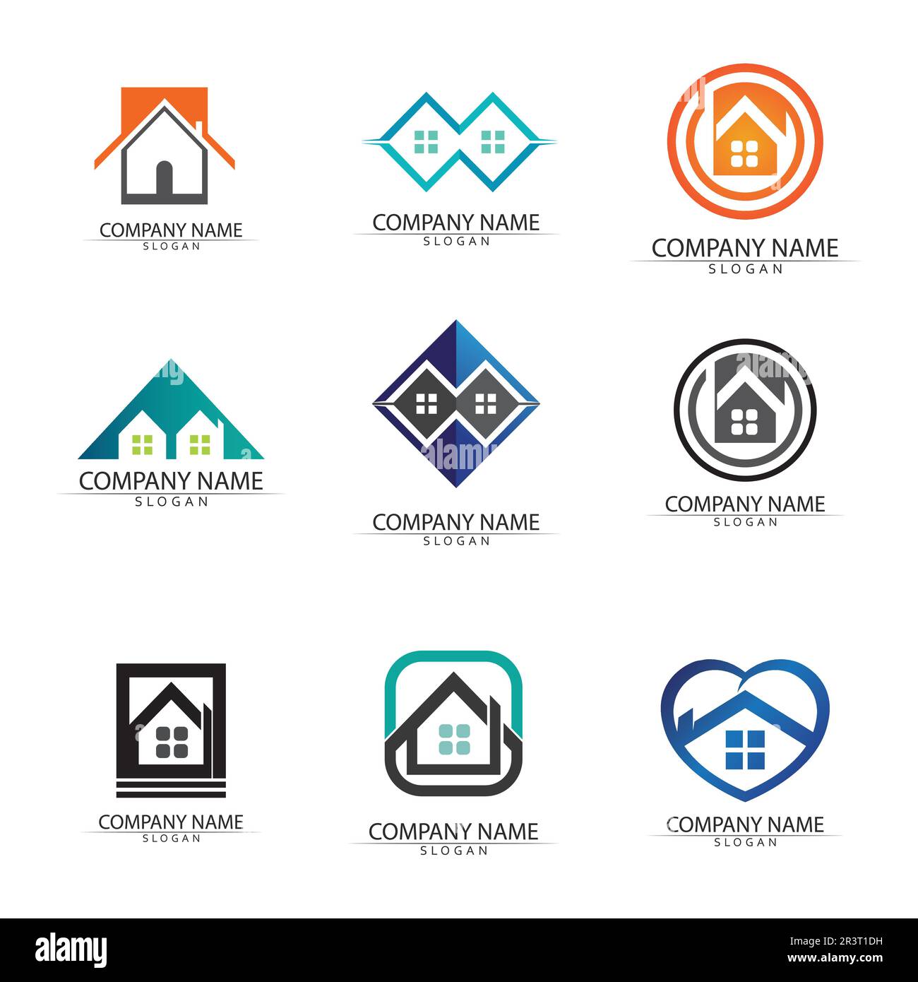 Building and house logo vector illustration design,Real Estate logo ...