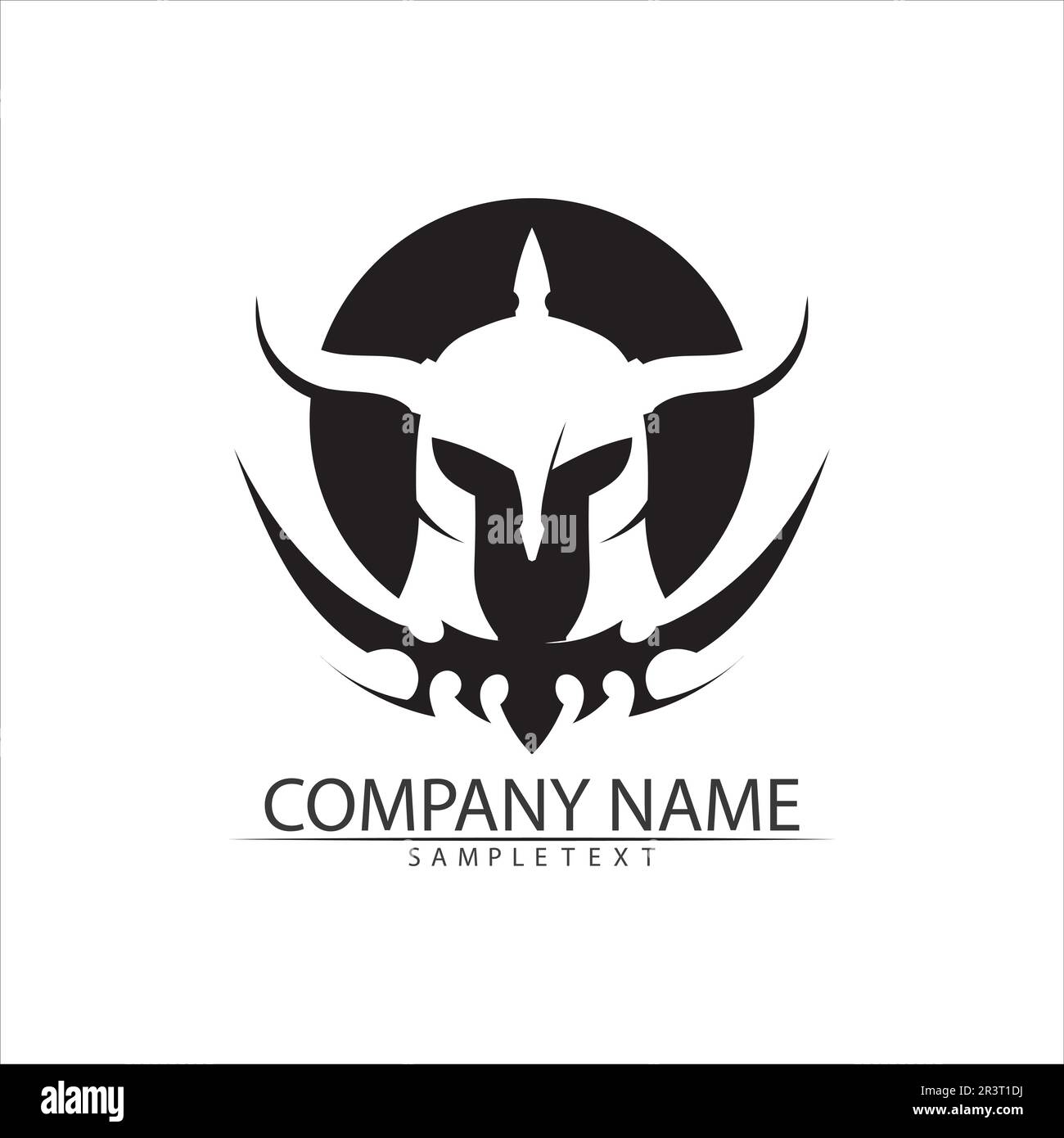 spartan logo and vector design helmet and head Stock Vector Image & Art ...