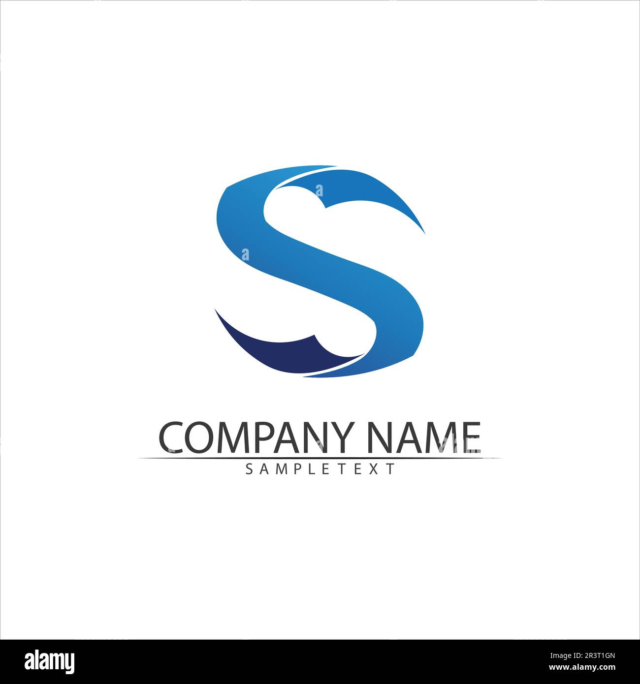 Business corporate S letter logo design vector Stock Vector Image & Art ...