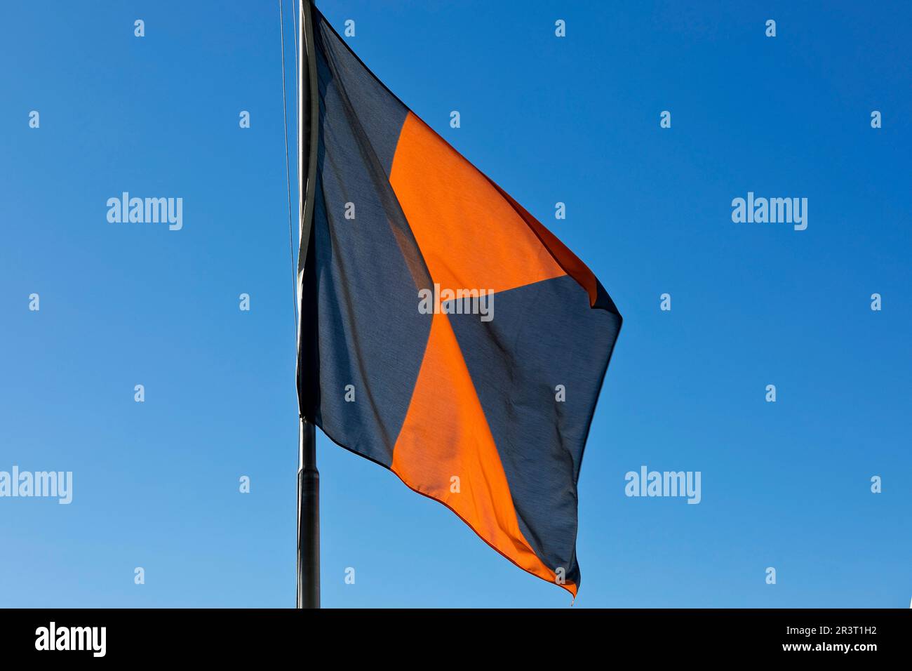 Kolping flag, Kerpen, North Rhine-Westphalia, Germany, Europe Stock ...