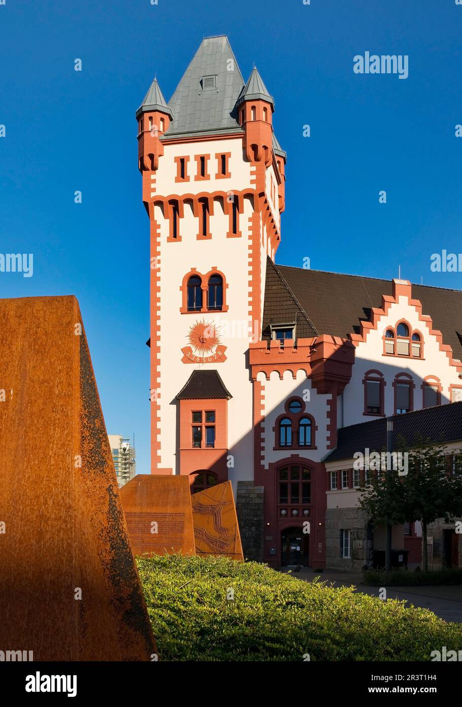 Hoerder Burg am Phoenix See in Dortmund, North Rhine Westphalia ...