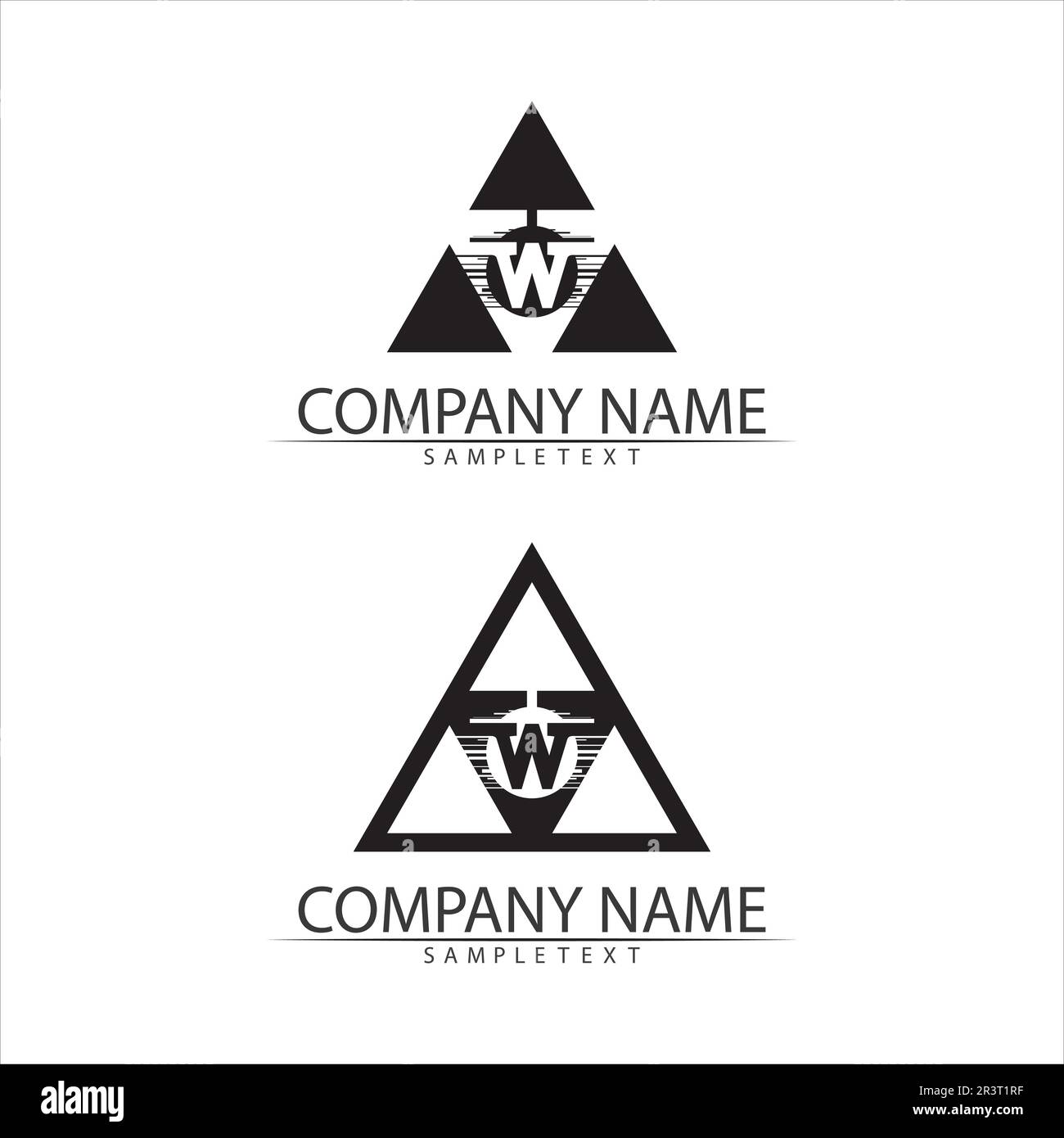 Sign w vector vectors hi-res stock photography and images - Alamy