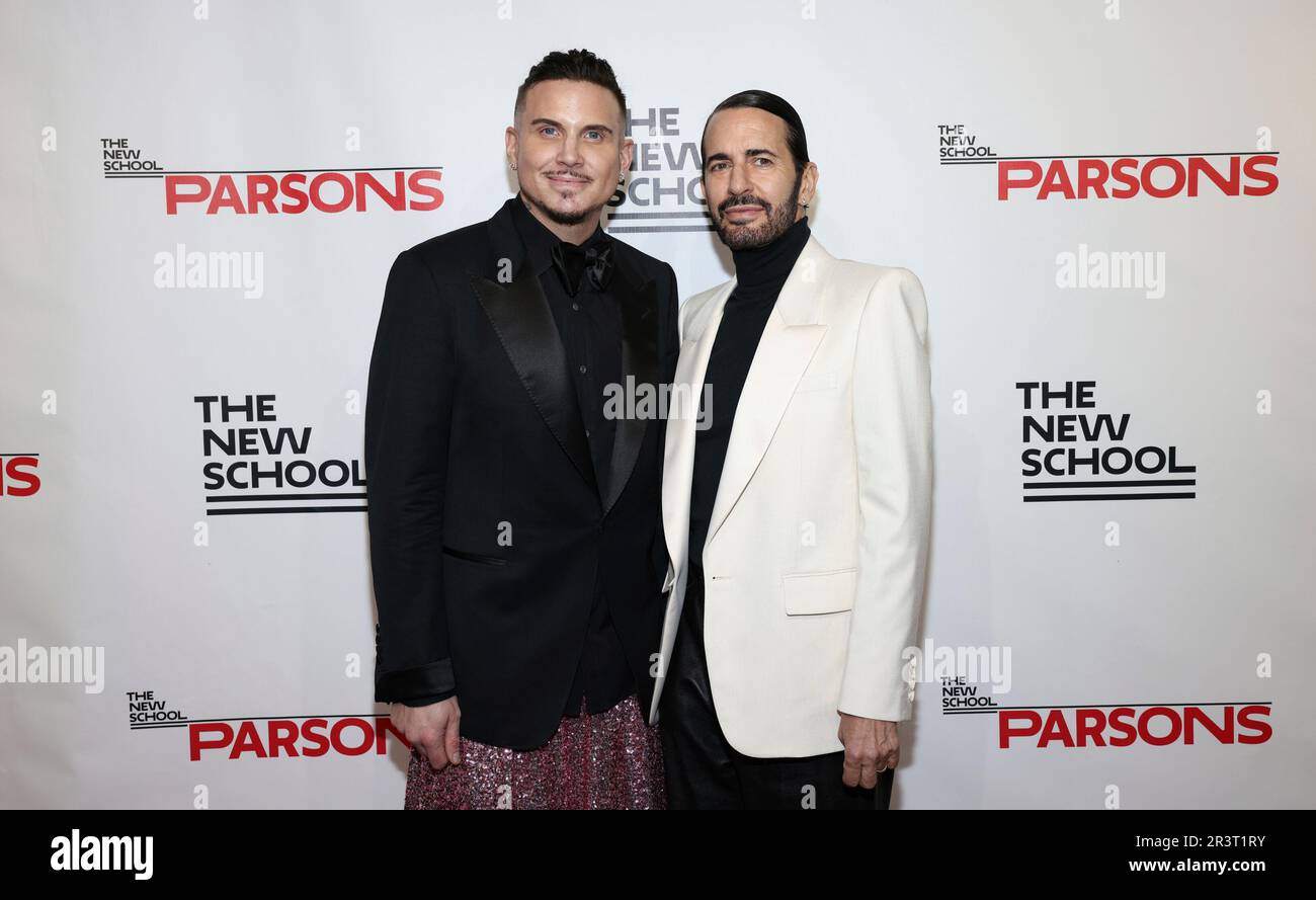 Charly Defrancesco, left, and Marc Jacobs attends the 74th annual ...